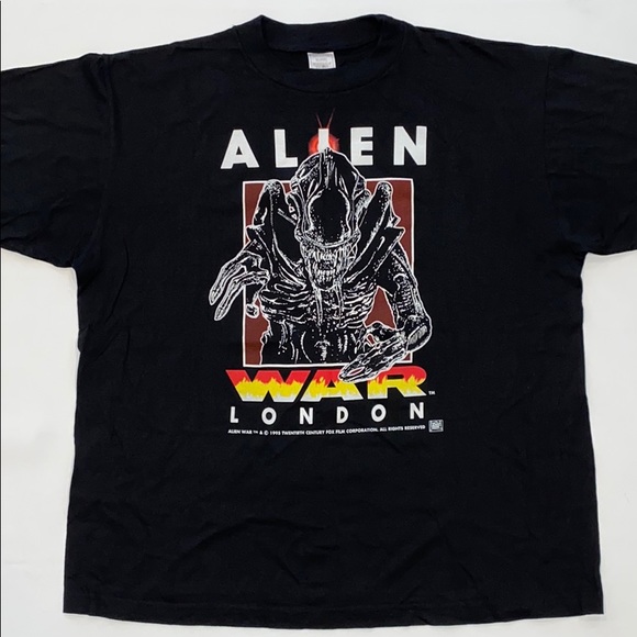 Shirts | Sold Vintage Alien War London Tshirt | Poshmark